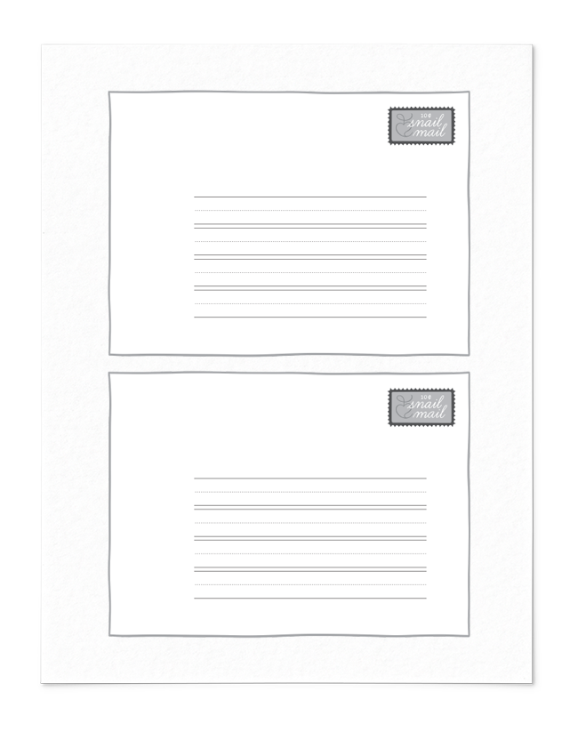 Modern Cursive Handwriting Private Page
