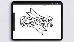 Video Tutorial: Calligraphy Composition Maker for Procreate | Molly Suber Thorpe