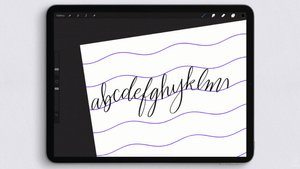 Video Tutorial: Calligraphy Composition Maker for Procreate | Molly Suber Thorpe