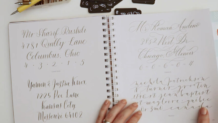 Video: Look Inside Mastering Modern Calligraphy