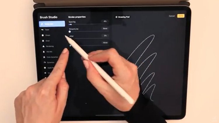 Video Tutorial: Procreate Chalk Brush Lettering Brush Kit