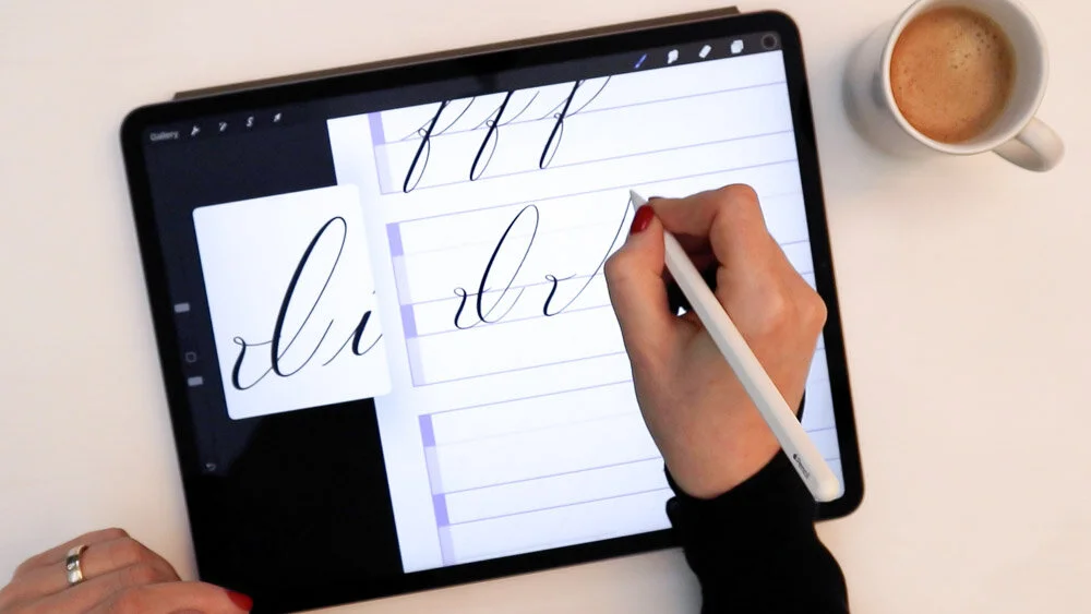 Practice Calligraphy with the Procreate Reference Window | Molly Suber ...