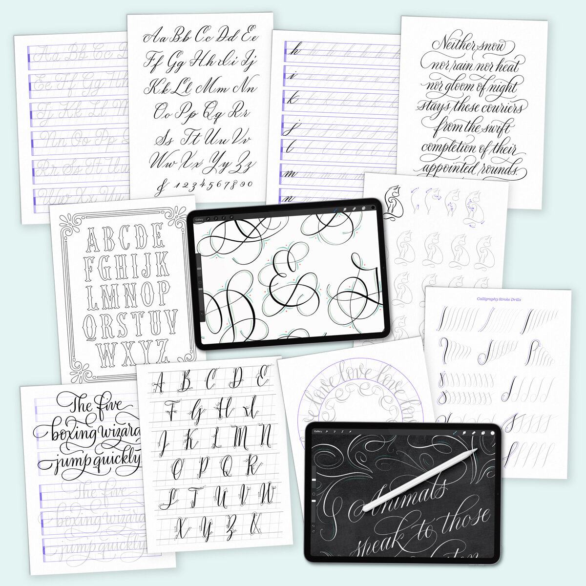 Learn Calligraphy with Molly: Classes, Books, and Brushes