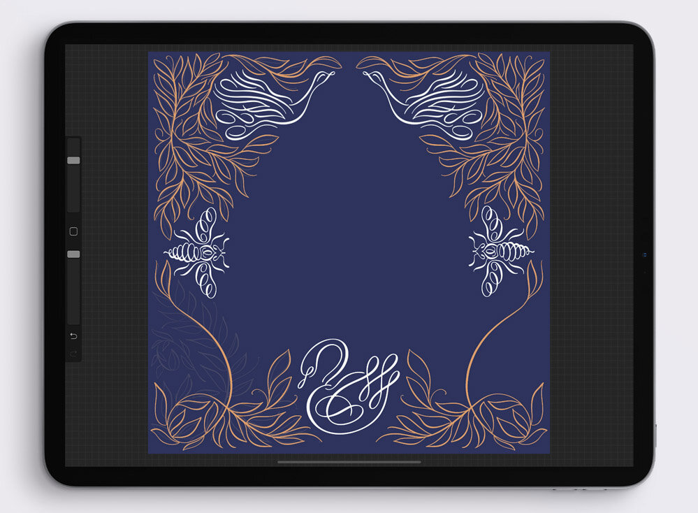 How to Use My Calligraphy Animal Flourishes Procreate Brush Pack ...