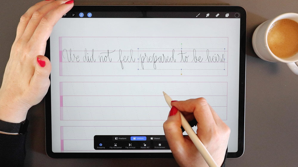 How to Write Backhand Calligraphy with Watercolor Lettering | Molly ...