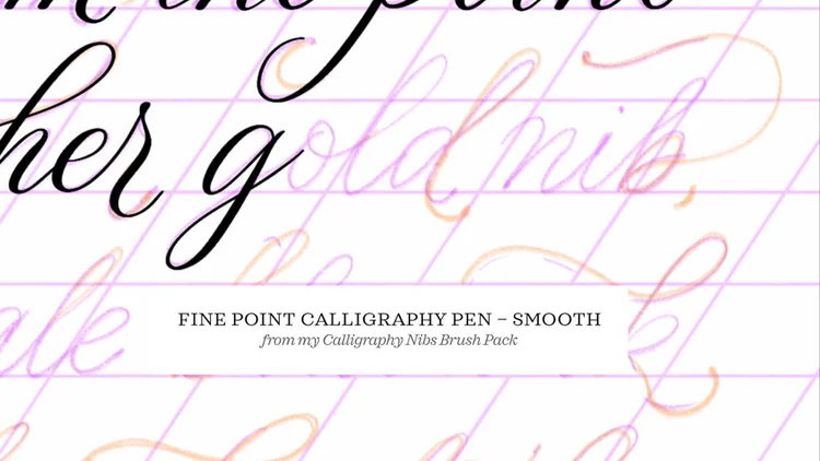 Thin and Thick Calligraphy Strokes in Procreate: My Top 3 Tips | Molly Suber Thorpe