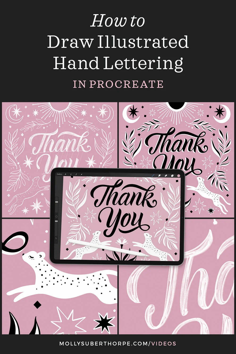 How to Illustrate Hand Lettering | Molly Suber Thorpe