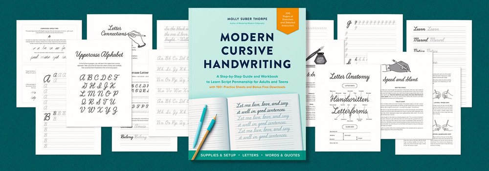 New Book: Modern Cursive Handwriting | Molly Suber Thorpe