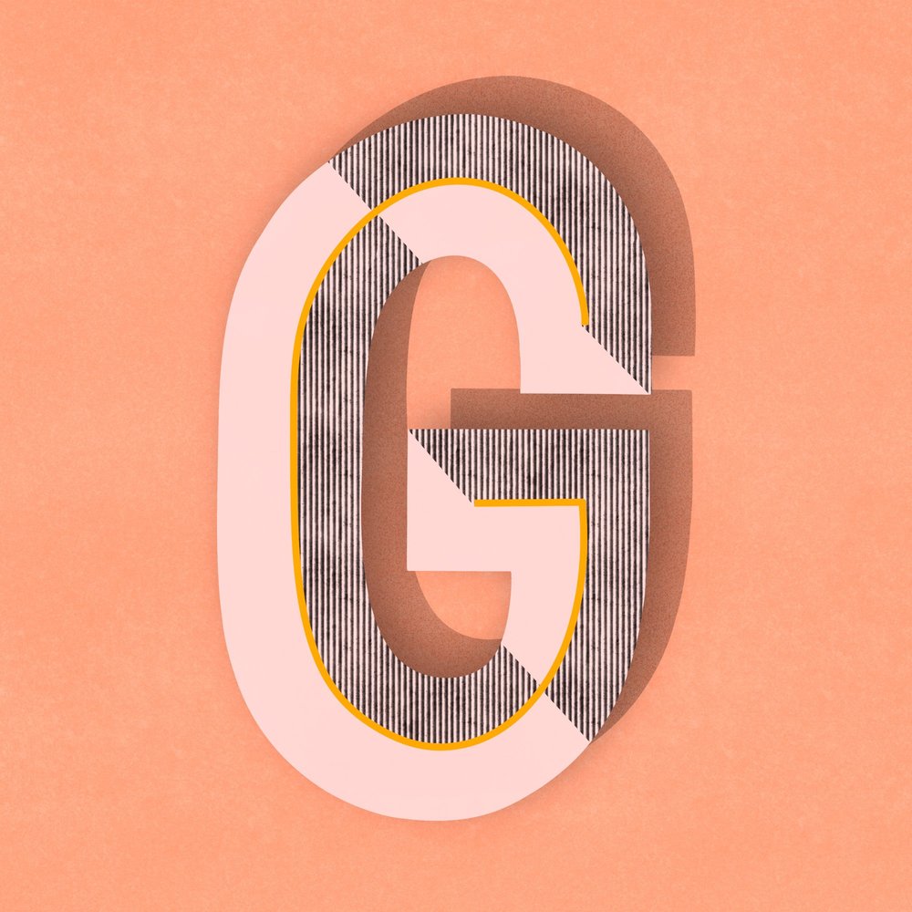 How to Draw a Drop Cap Letter G in Procreate | Molly Suber Thorpe