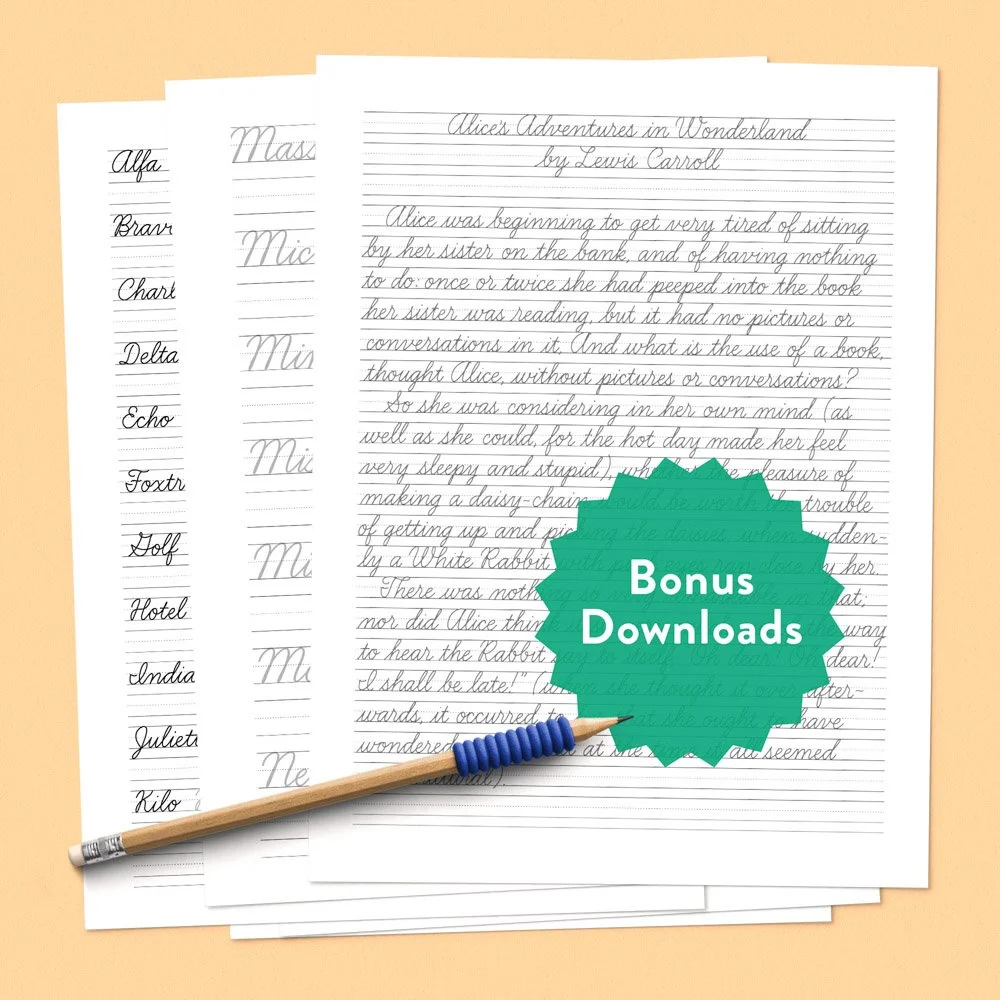 Modern Cursive Handwriting Procreate Kit | Molly Suber Thorpe