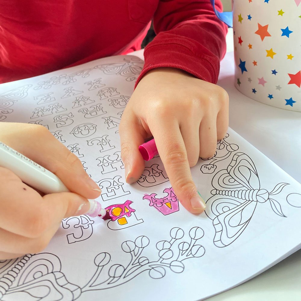 Decorative Alphabets Coloring Book: Ornamental Lettering A–Z