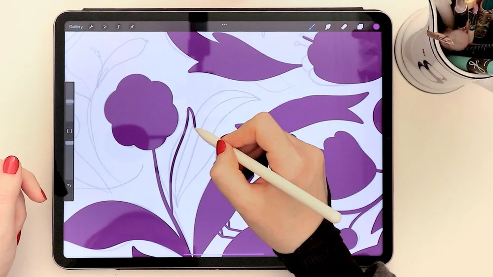 How to Draw Folk Art in Procreate | Molly Suber Thorpe