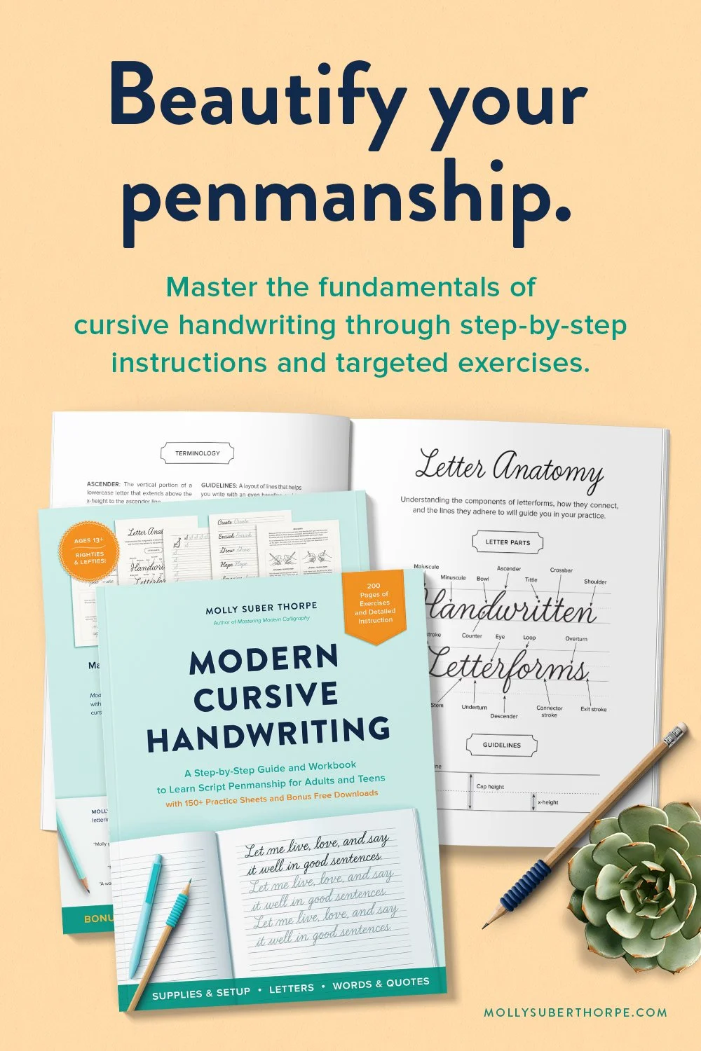 New Book: Modern Cursive Handwriting | Molly Suber Thorpe