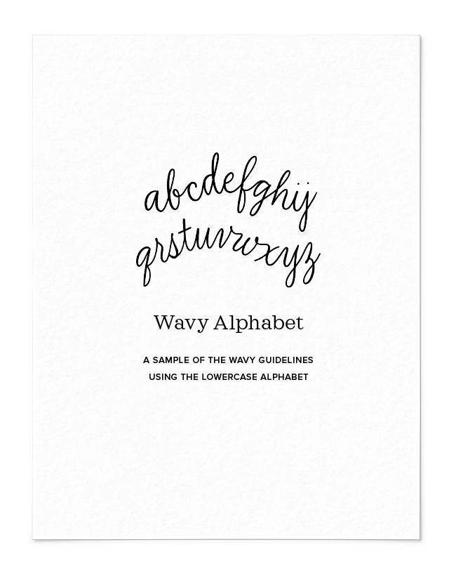 Modern Cursive Handwriting Freebies | Molly Suber Thorpe
