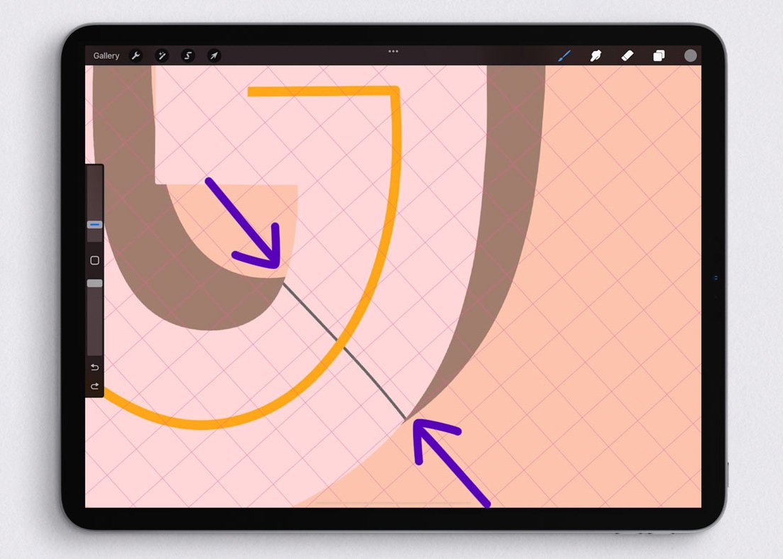How to Draw a Drop Cap Letter G in Procreate | Molly Suber Thorpe