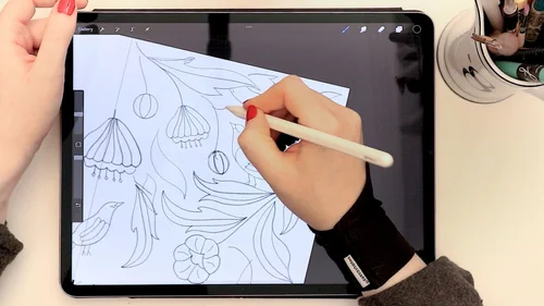 How to Draw Folk Art in Procreate | Molly Suber Thorpe