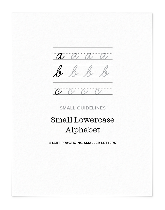 Modern Cursive Handwriting Freebies | Molly Suber Thorpe