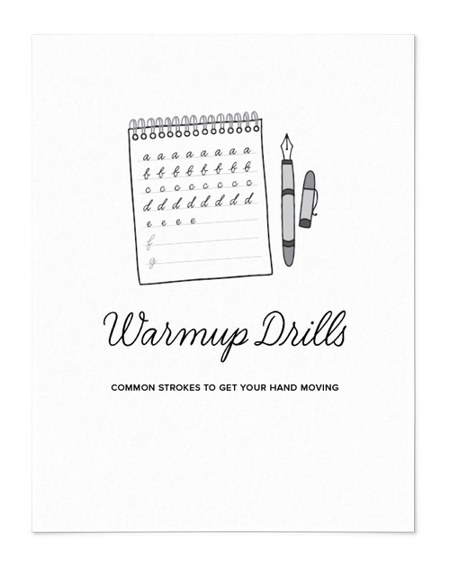 Modern Cursive Handwriting Freebies | Molly Suber Thorpe