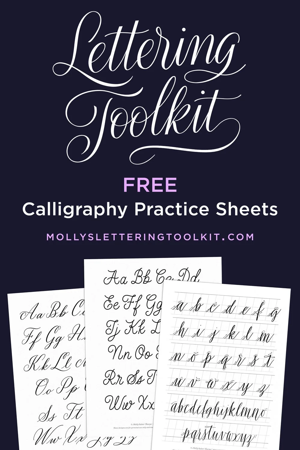 Free Workbook: 8 Principles of Lettering Flourishes | Molly Suber Thorpe