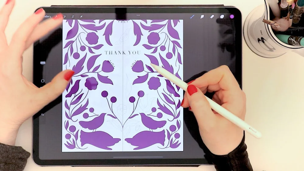 How to Draw Folk Art in Procreate | Molly Suber Thorpe