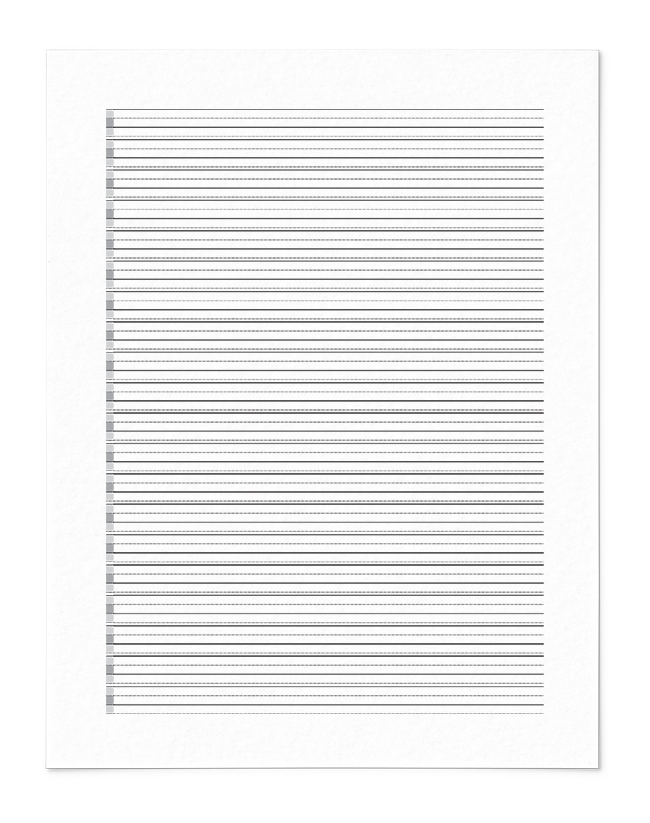Modern Cursive Handwriting Private Page