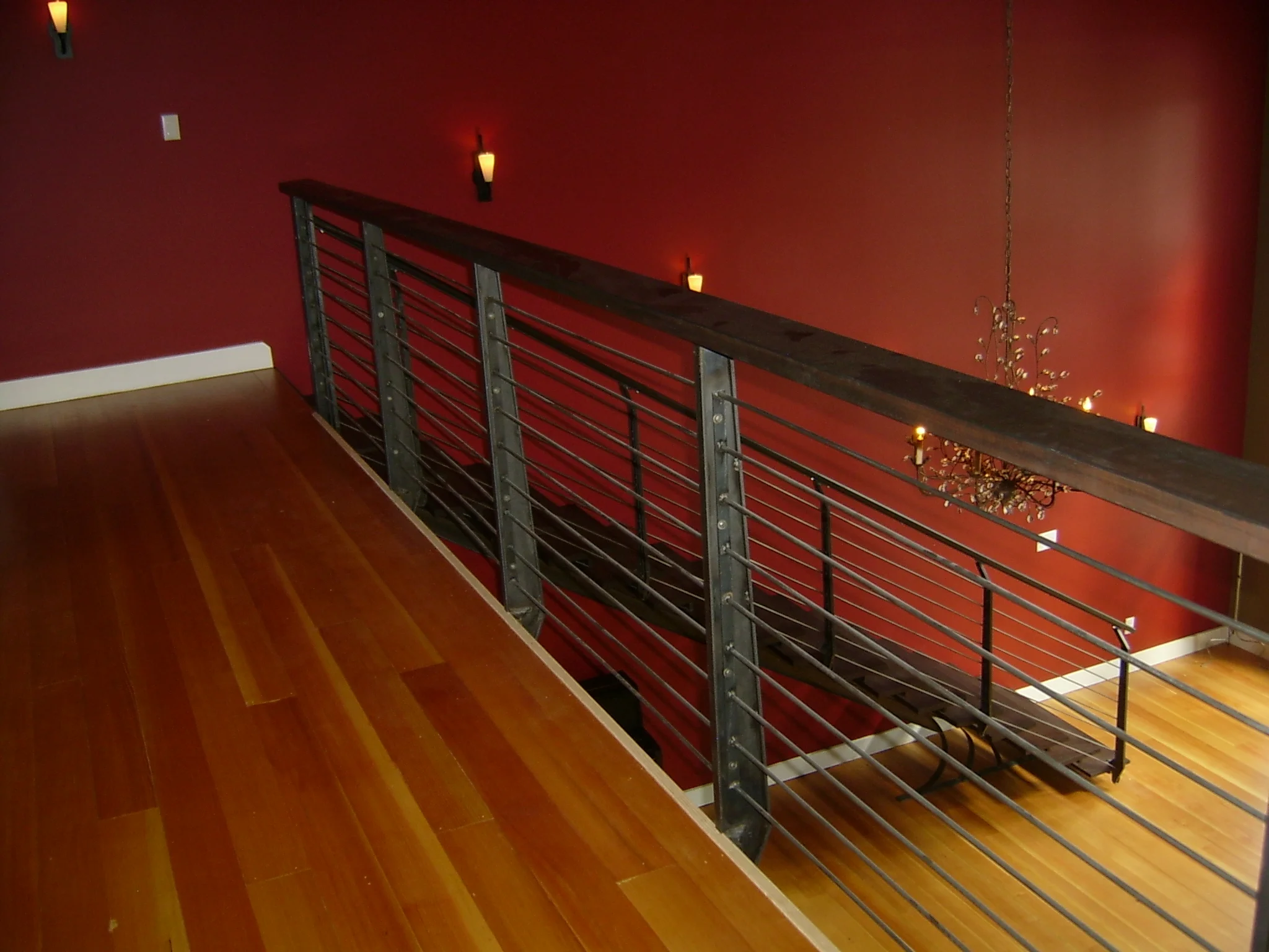 Vintage Industrial Railing Design
