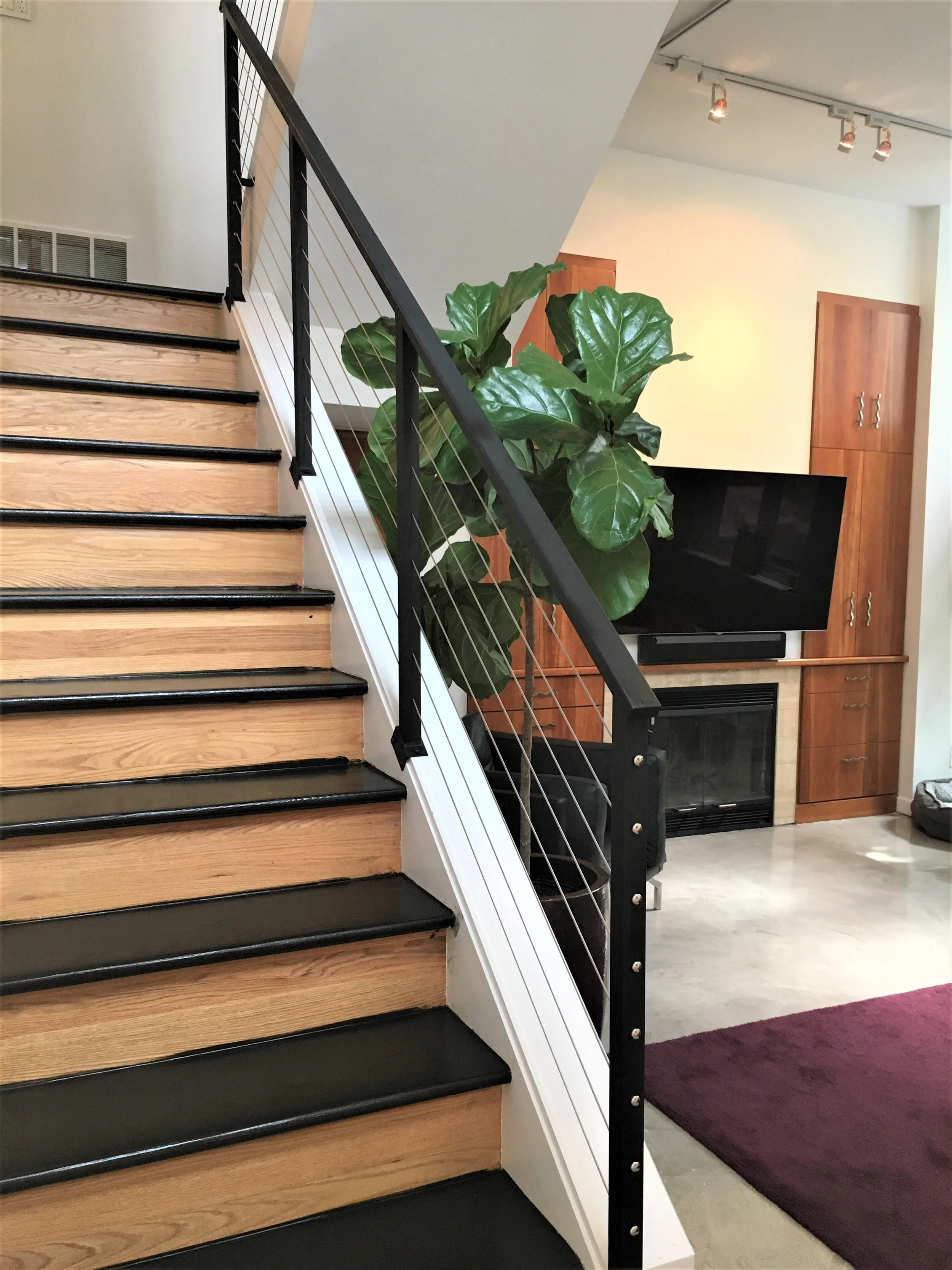Indoor Cable Railing Systems All In One, Custom Cable Railing Systems