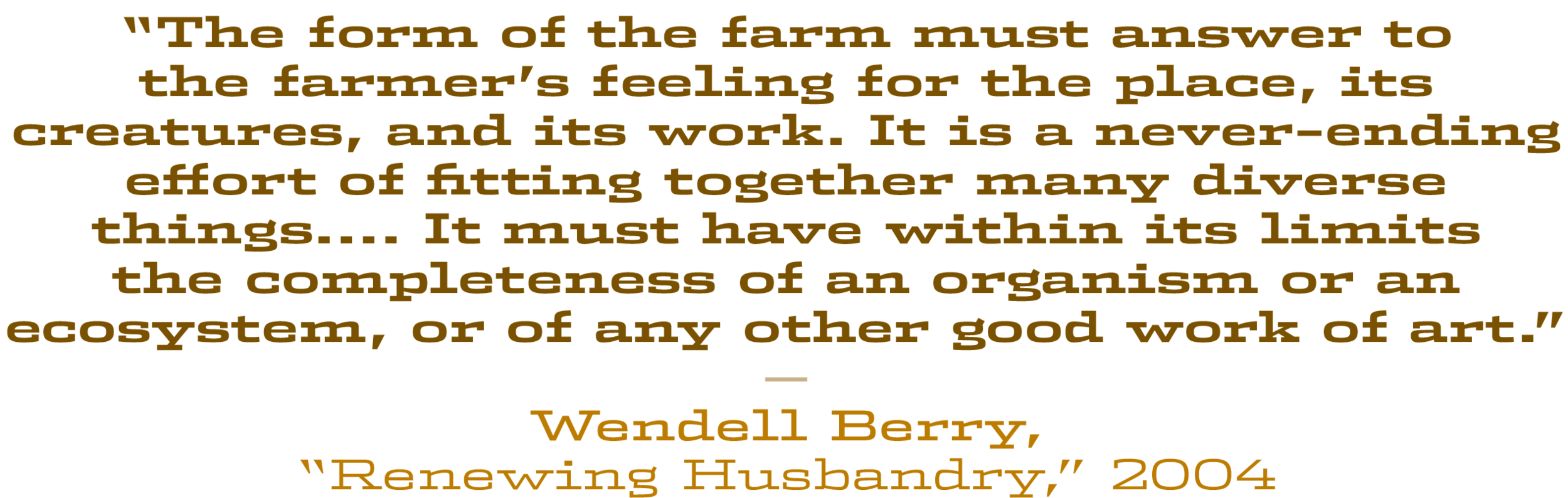 Will Harris & White Oak Pastures Farm: The Dirt Underneath — THE BITTER ...