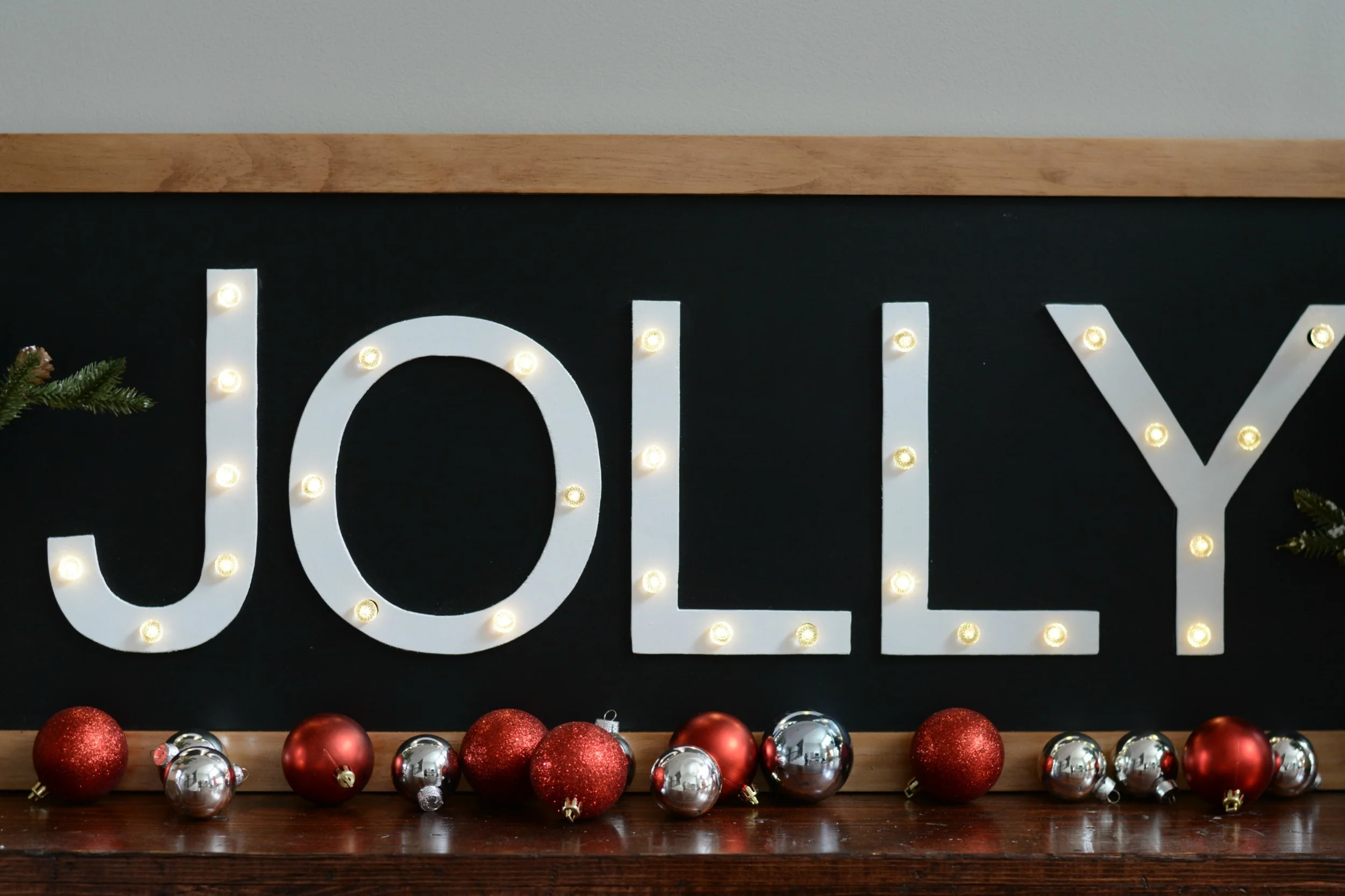 Holiday Marquee Tutorial-Ish — Decor and the Dog