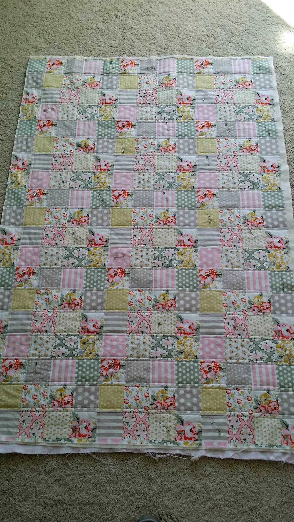 "Cheater" Baby Quilt Tutorial — Decor and the Dog