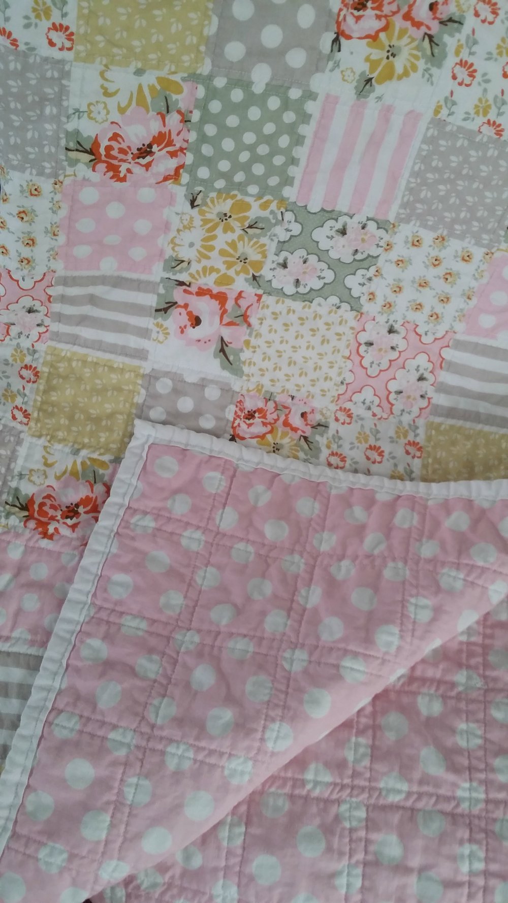"Cheater" Baby Quilt Tutorial — Decor and the Dog