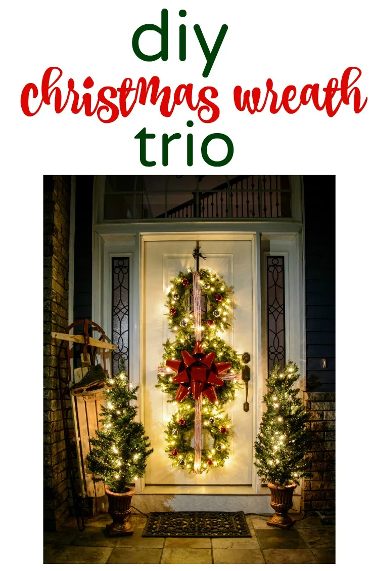 How to Make a Christmas Wreath Trio — Decor and the Dog