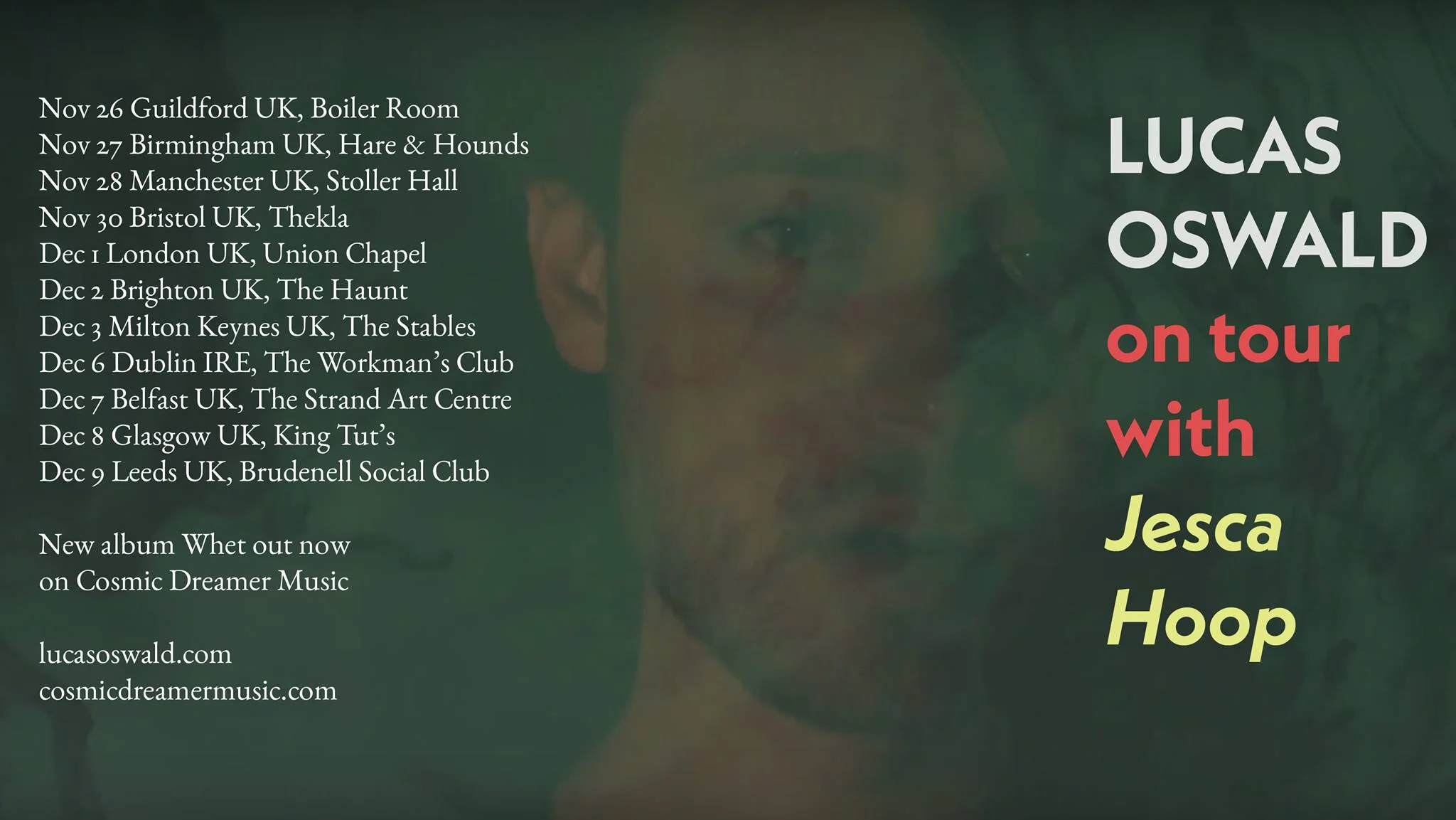LUCAS OSWALD releases new album "WHET" - we took a listen, read on to ...