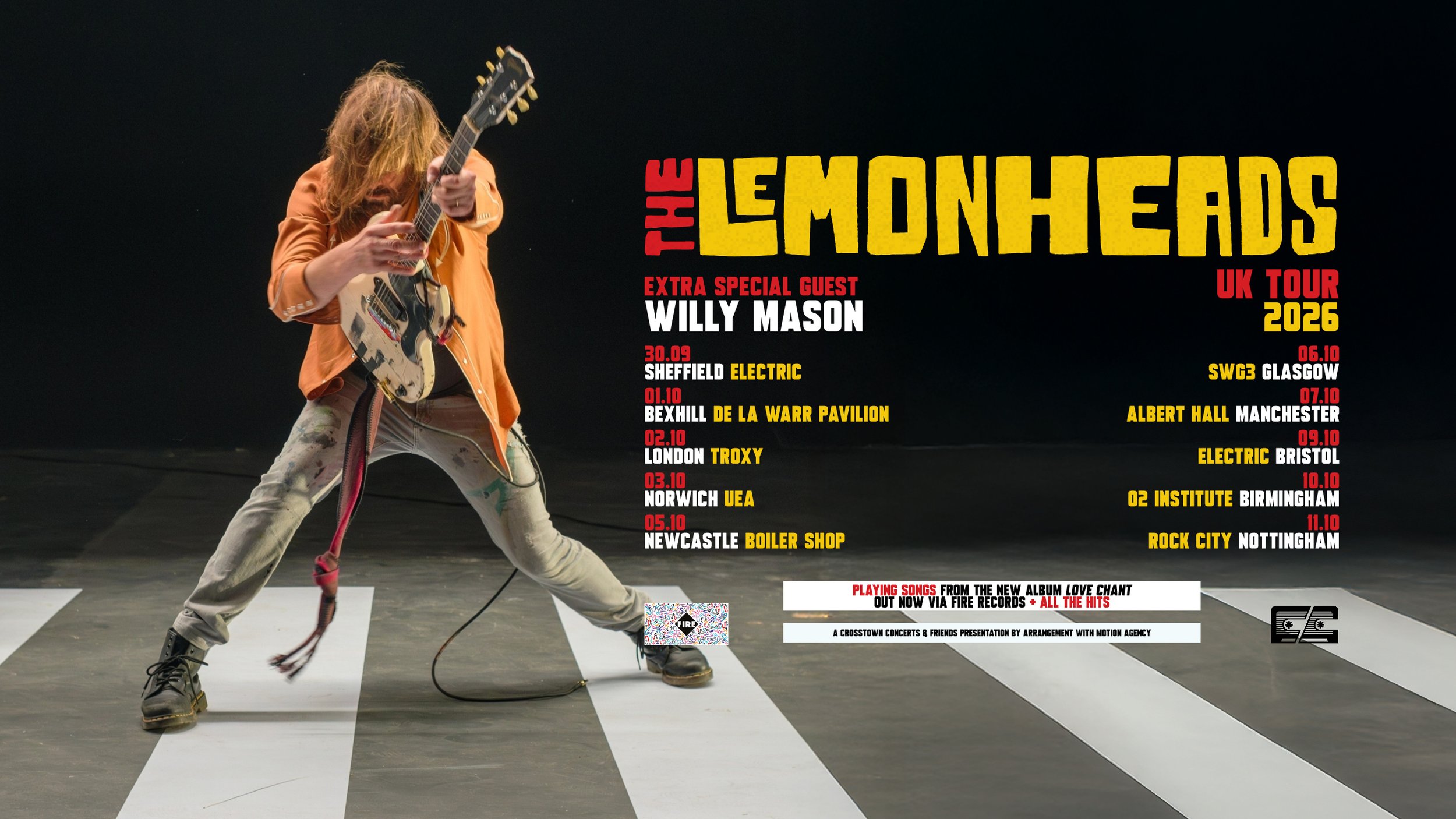 The Lemonheads return to the UK in 2026 with Willy Mason riding shotgun ...