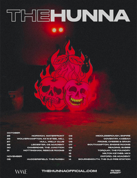 NEWS: British rockers THE HUNNA have announced a 16 date Autumn UK ...