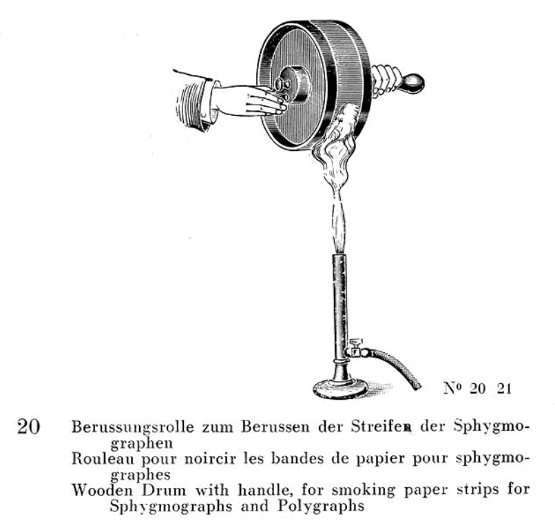 C.1901 Cardiac Pulse Recorder Sphygmo-chronograph — AGENT GALLERY CHICAGO