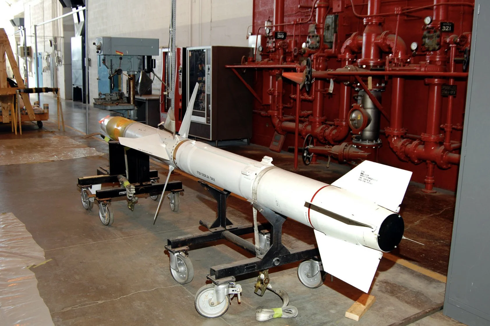 C.1980 AGM-88 HARM Missile Contractor Display — AGENT GALLERY CHICAGO