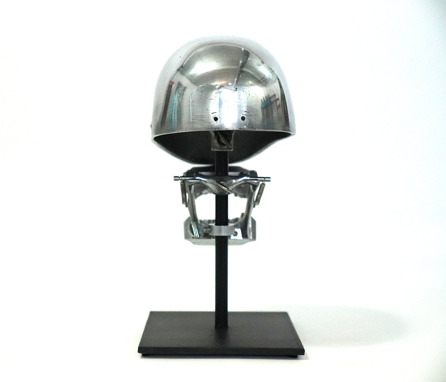 1930's Aluminum Dental Phantom with Solid Aluminum Fixed Teeth Set #1 ...