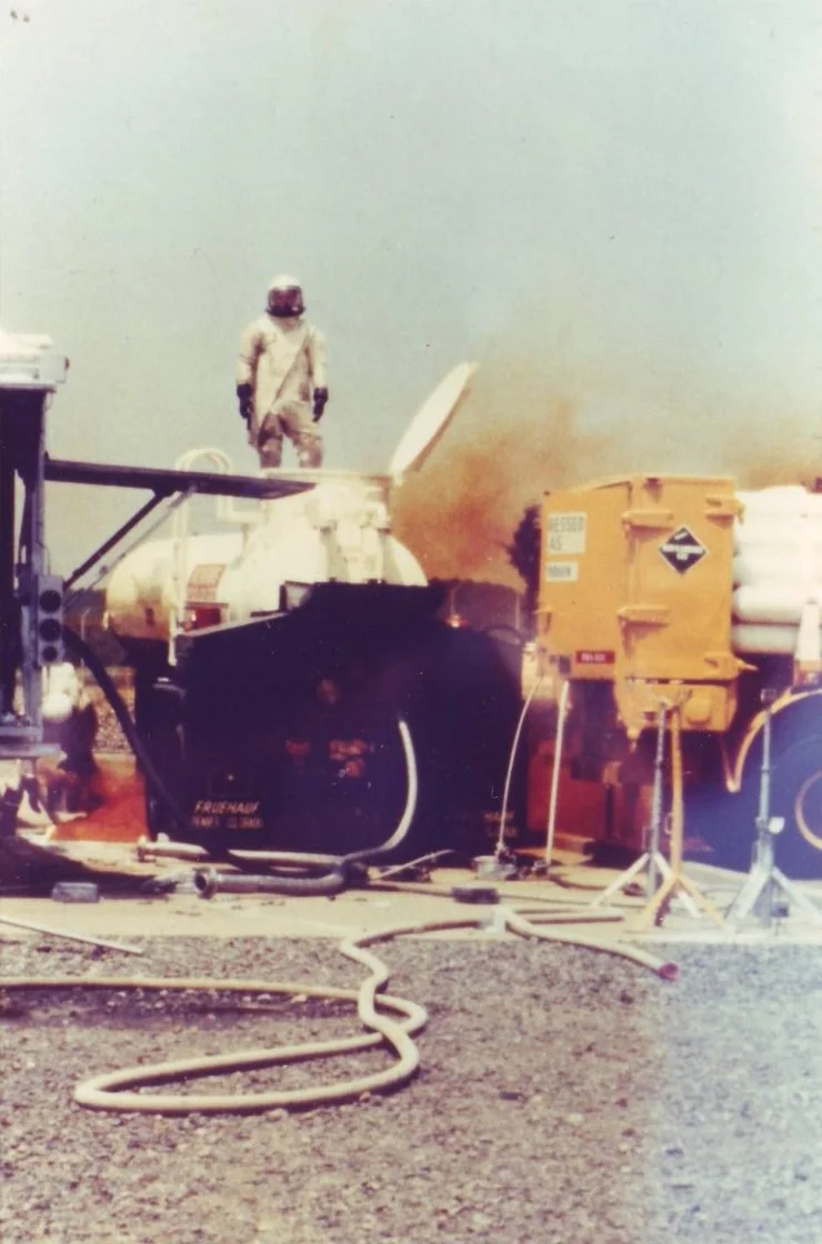 1960's RFCO Fuel Handlers Helmet Minuteman and Titan II Squadron 394th ...