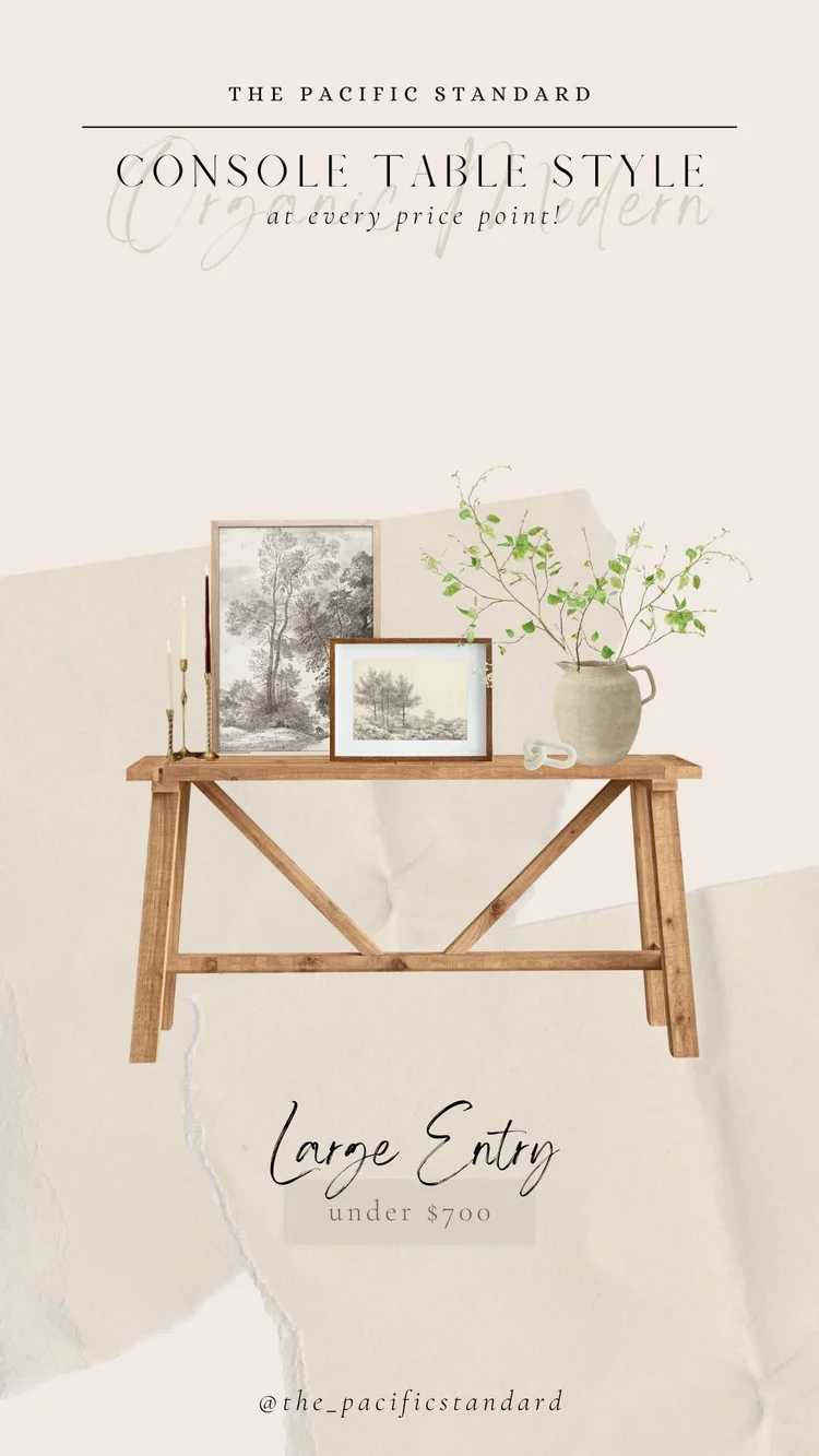The Pacific Standard — Console Table Styling Ideas
