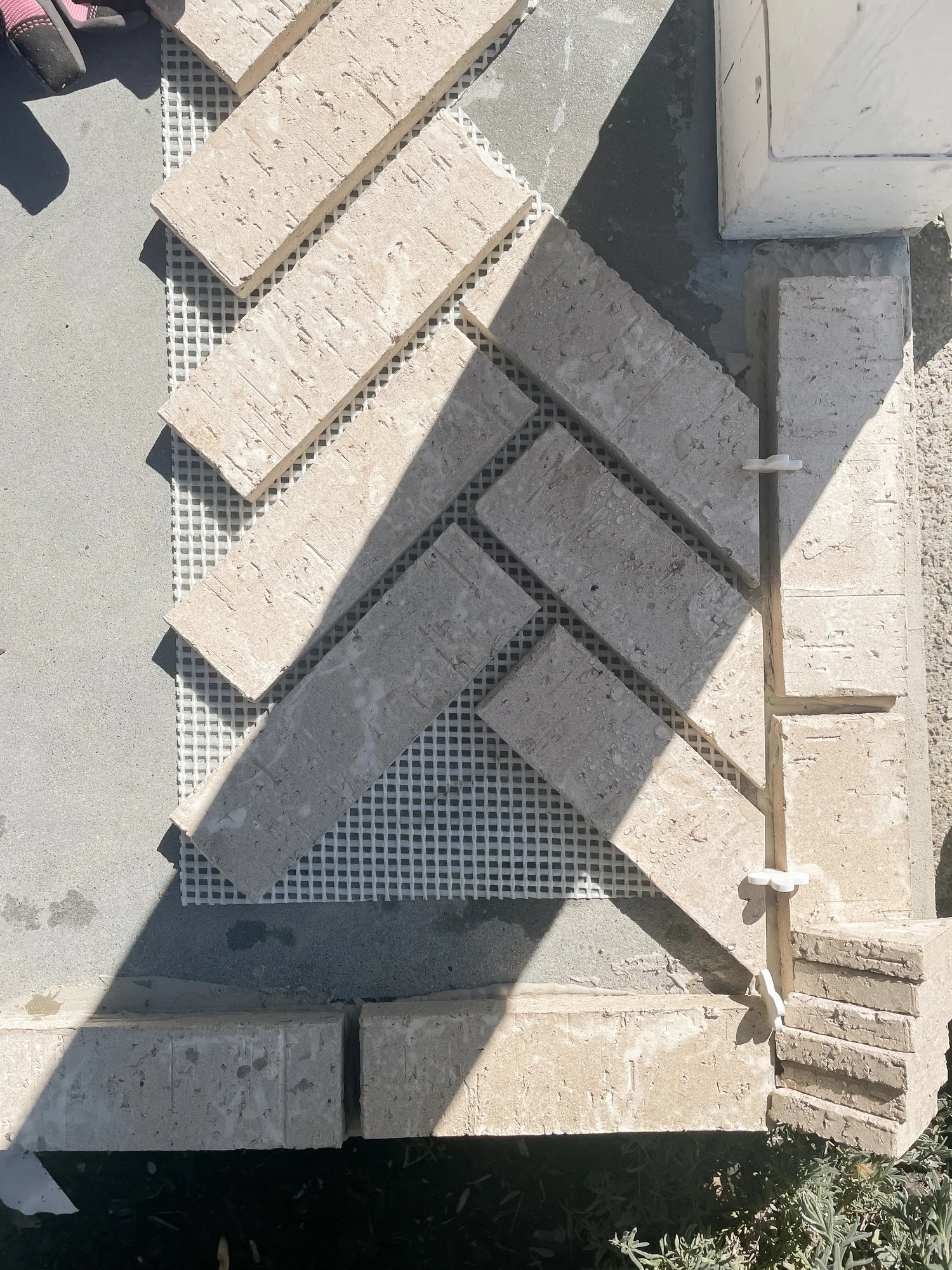 The Pacific Standard — Herringbone Brick Front Porch