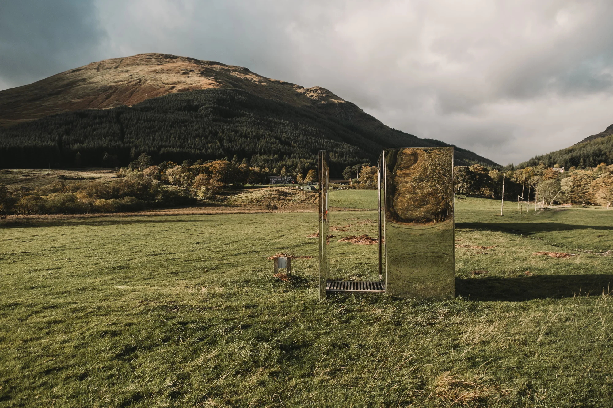 The Lookout - Mirrored Box Installation at Loch Voil — FOR ALL THINGS ...