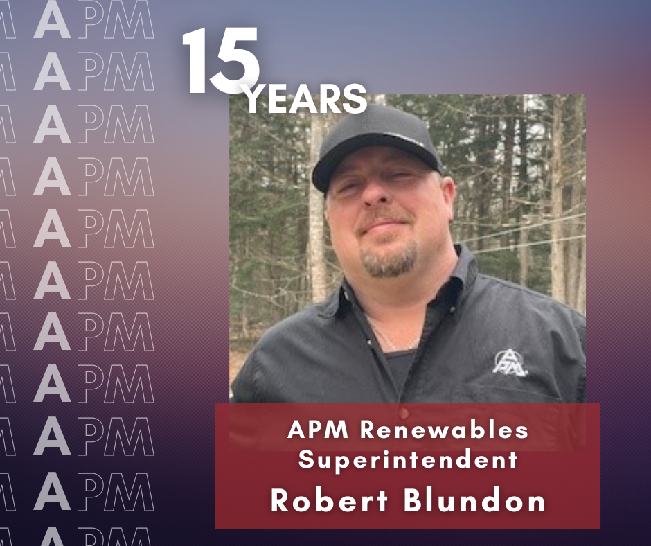 Employee Spotlight – Meet APM Renewables Superintendent, Robert Blundon ...