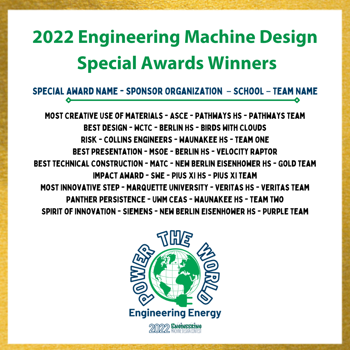 Engineering Machine Design Contest — STEM Forward