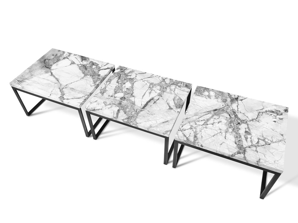 Marble and Steel Coffee Tables — Custom Metal Work and Welding Classes ...