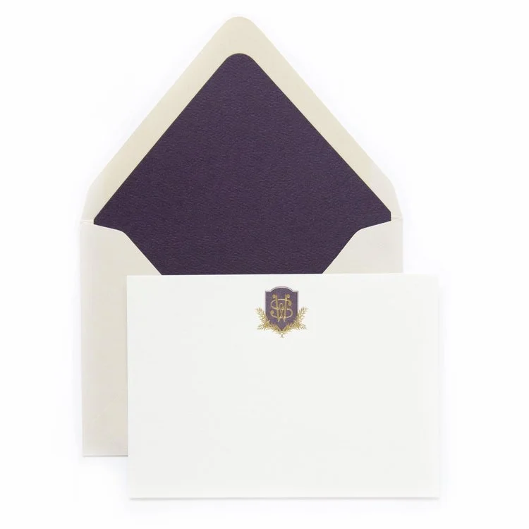 Classic Correspondence Notecard - D22 — Soiree Signatures