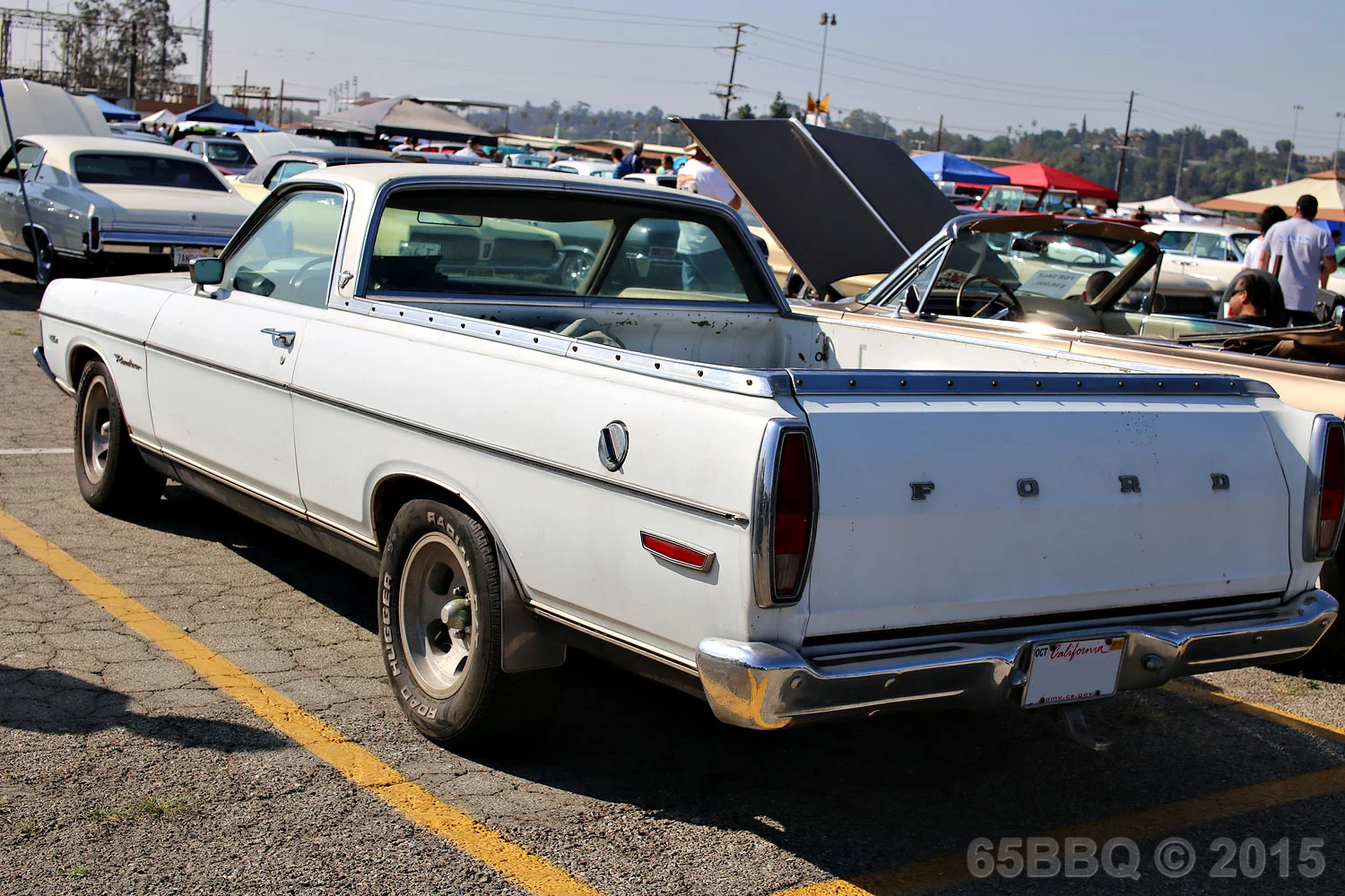 Ford Ranchero car show photographs — The Ranchero & The Blue Q