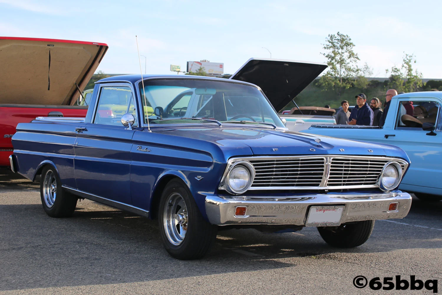 Ford Ranchero car show photographs — The Ranchero & The Blue Q