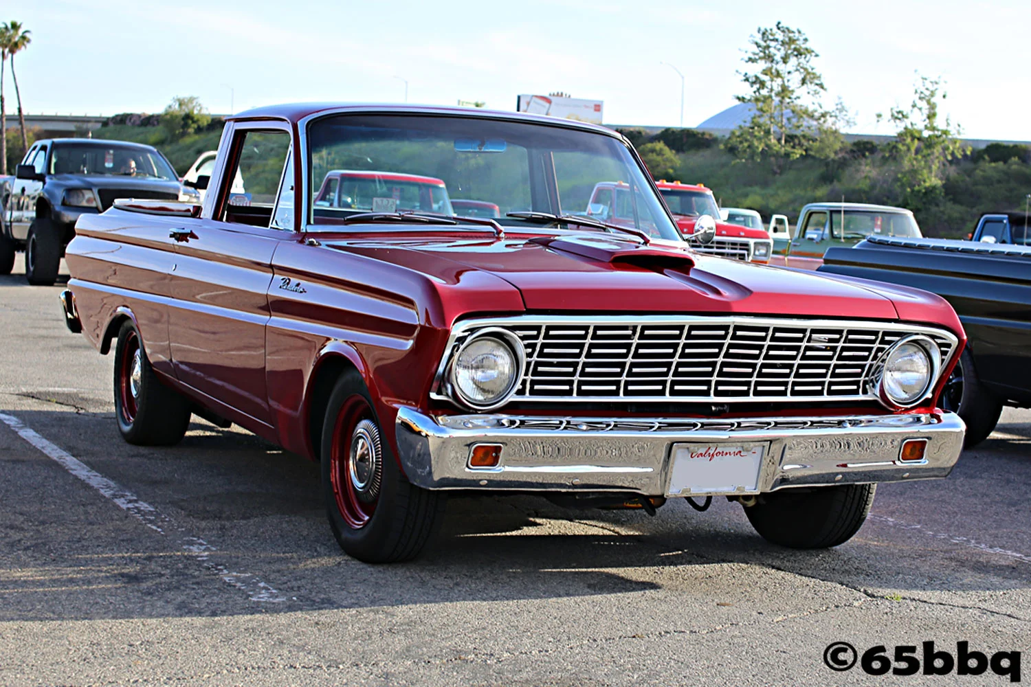 Ford Ranchero car show photographs — The Ranchero & The Blue Q