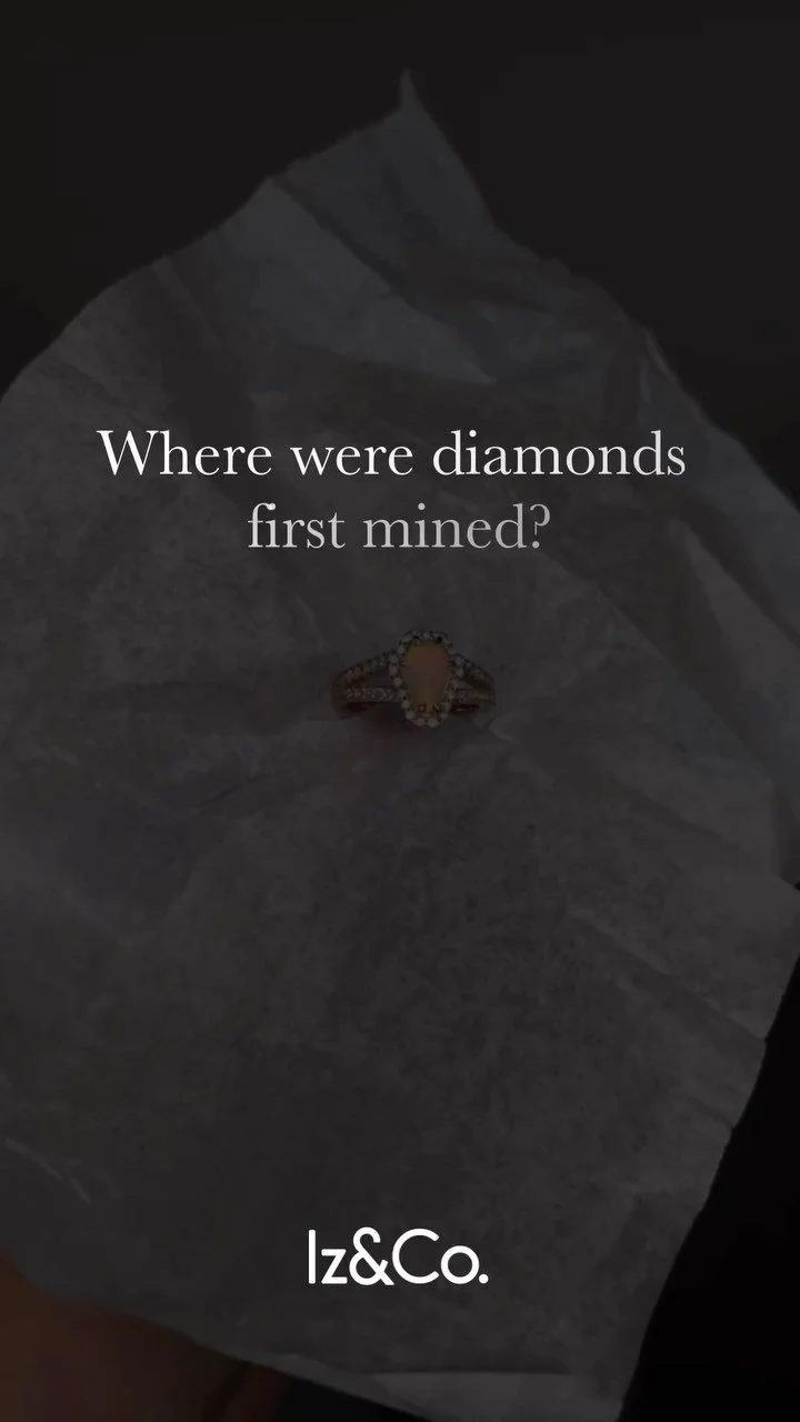 Dainty Black Diamond Ring — Iz&Co.